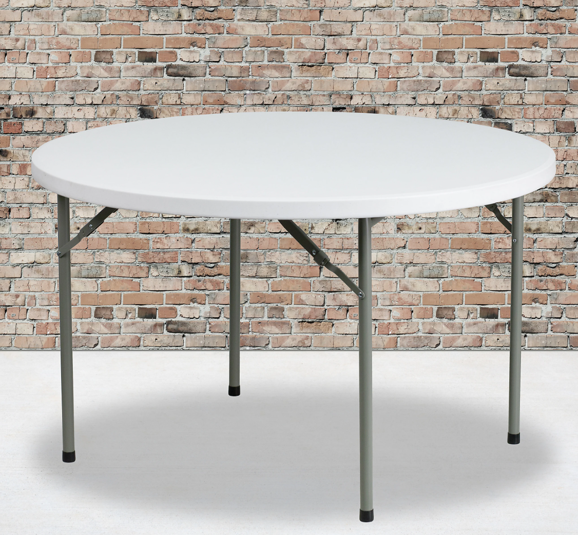 Tables - 48" Round Folding Table – Pit Stop Party Rentals